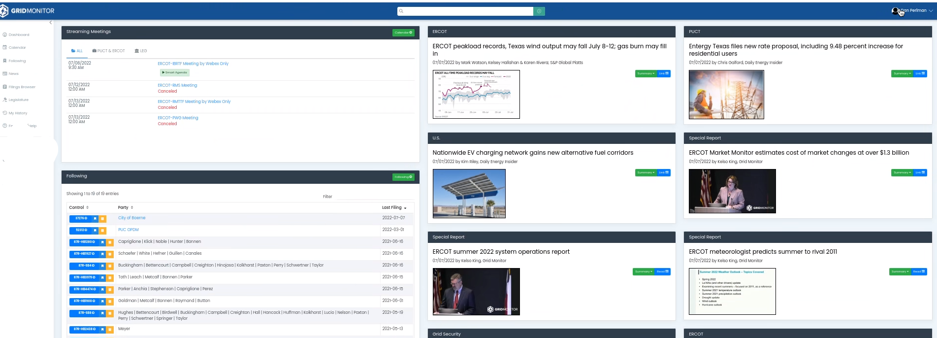 Welcome to Grid Monitor | Grid Monitor